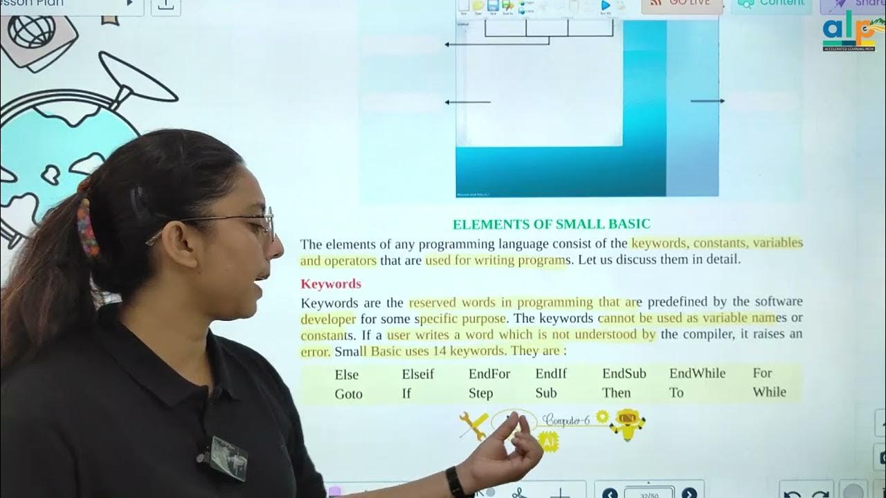 COMPUTER-6 | CHAPTER-9 | INTRODUCTION TO MS SMALL BASIC - YouTube