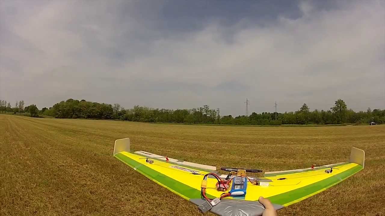RCWings Zagi XL with 2600 3s ( Older video) - YouTube