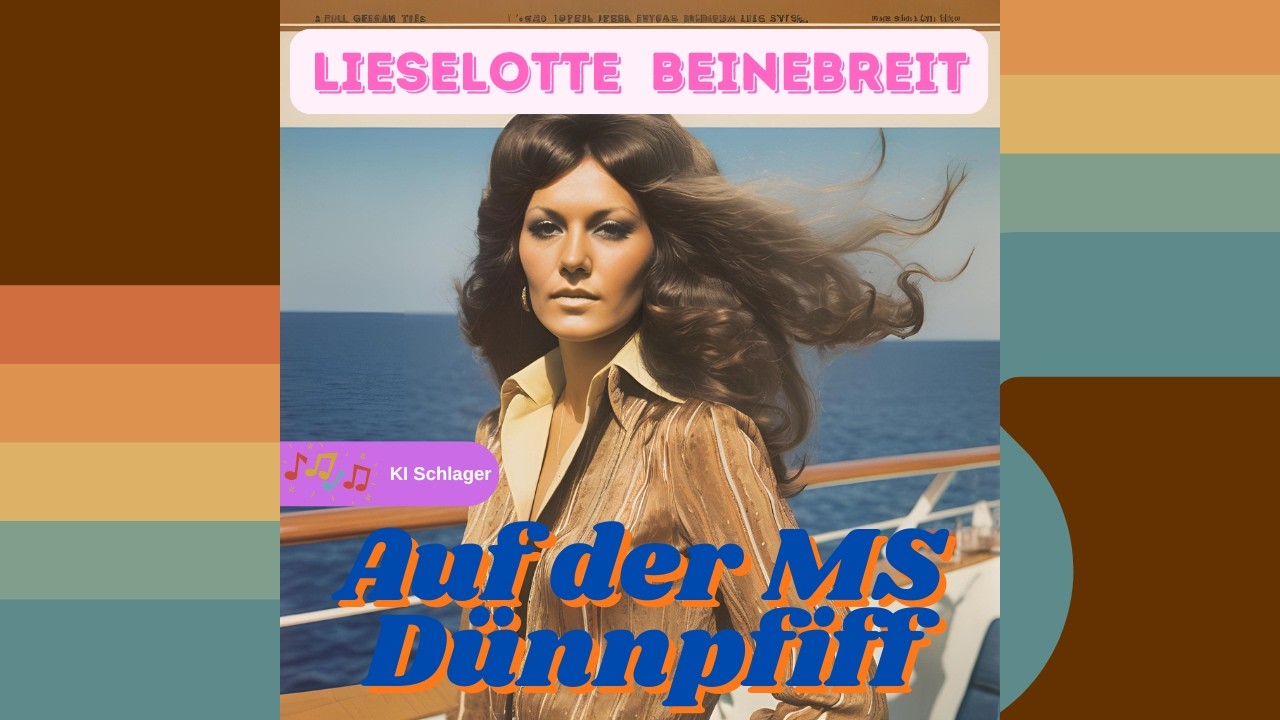 Lieselotte Beinebreit - Auf der MS Dünnpfiff | KI-generierter Schlager ...