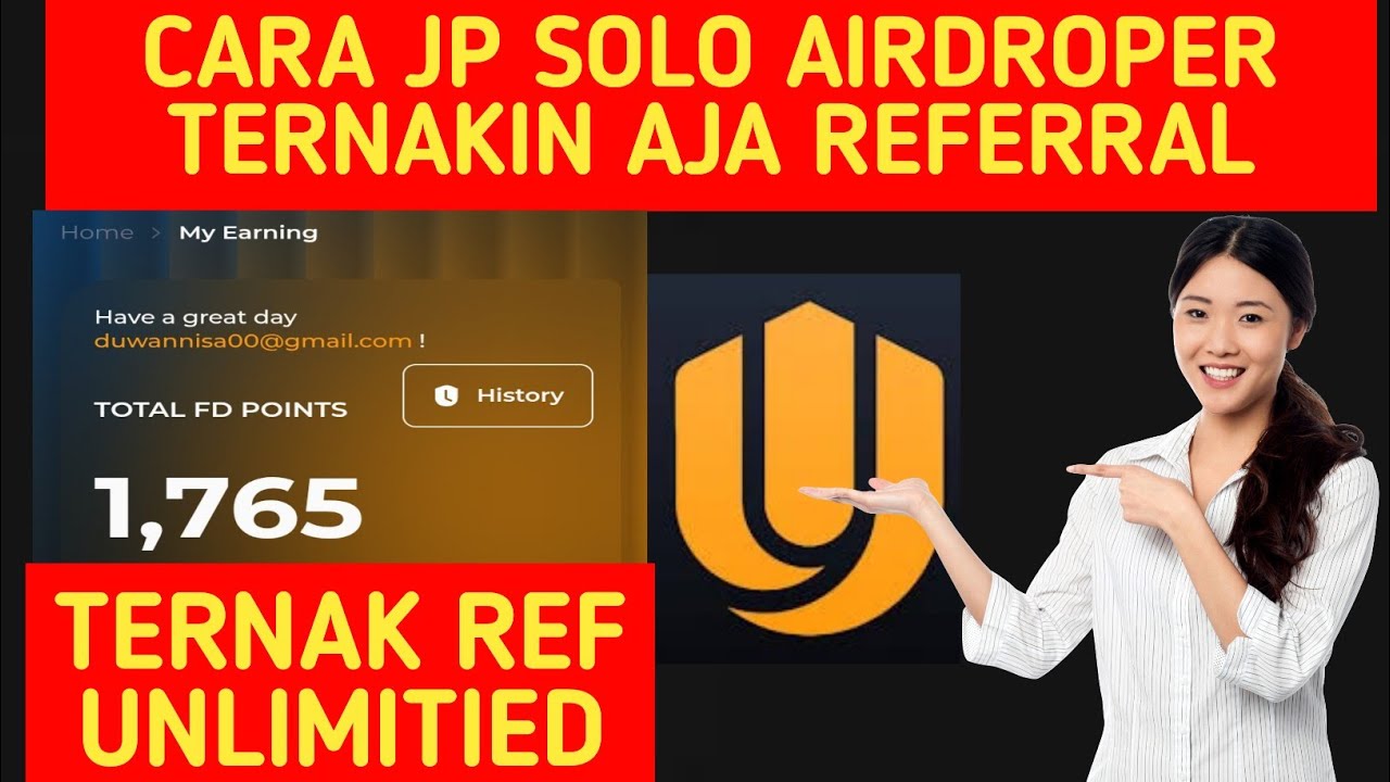 TUTORIAL TERNAK REFERRAL AIRDROP UNICH BLOCKCHAIN 100%WORK UNLIMITIED - YouTube