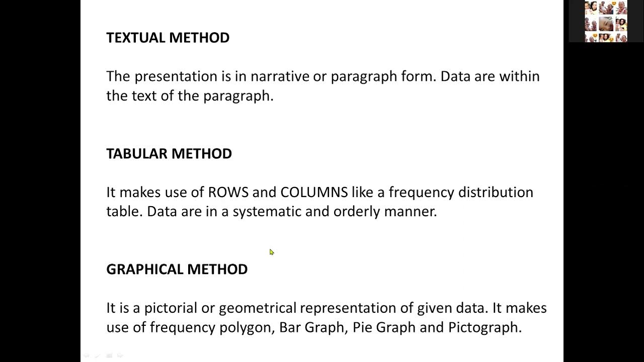 Frequency Distribution Deductive Statistics 1 - YouTube