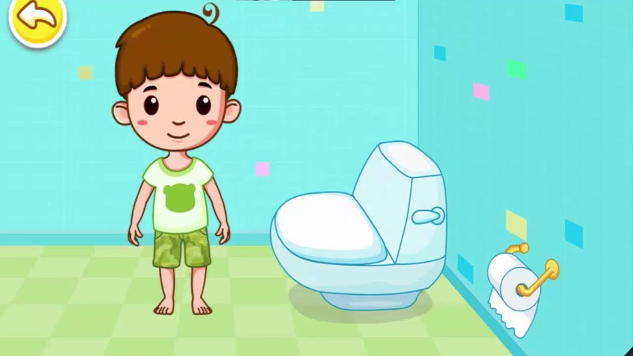 Toilet Training Game for Kids BabyBus Game for BEBE By CHANNEL KIDS ...