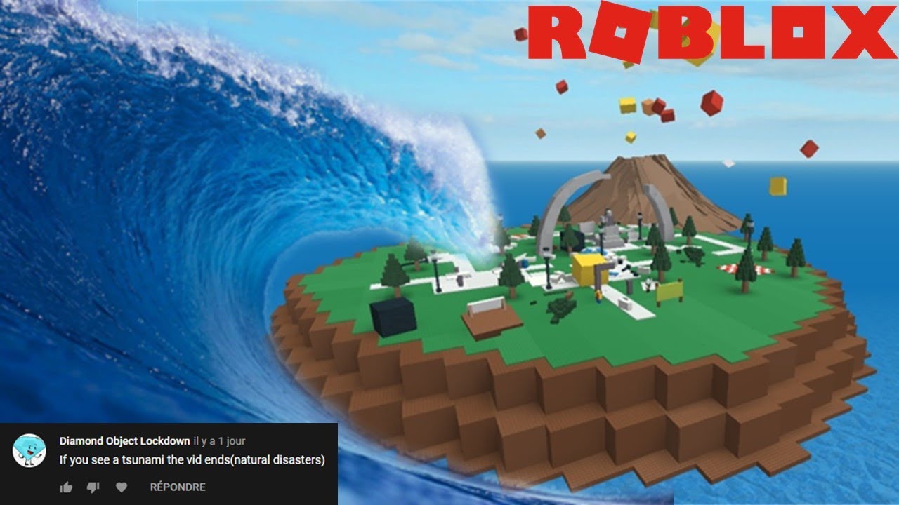 If I get a tsunami the video ends - Roblox Disasters (by Diamond Object ...