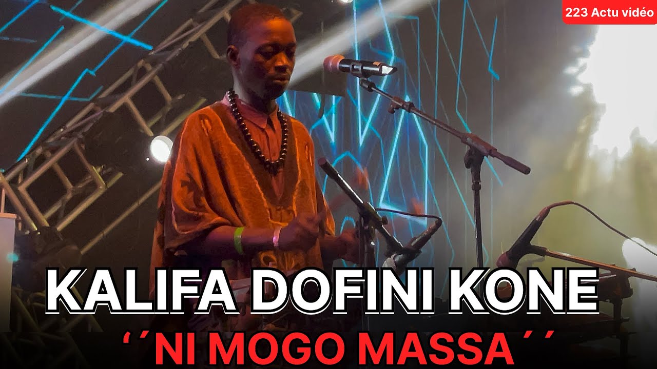 KALIFA DOFINI KONE NI MOGO MASSA Live sur scène du bamart - YouTube