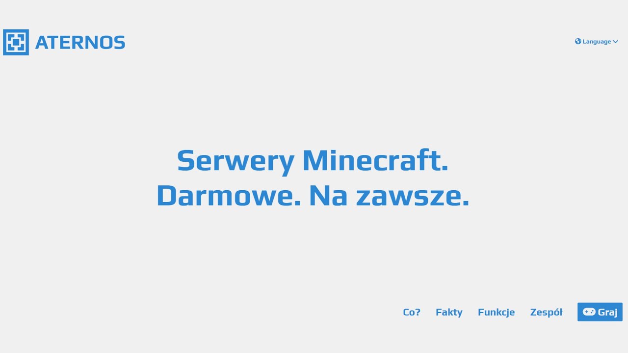 Jak stworzyć serwer Minecraft Za Darmo Aternos - YouTube