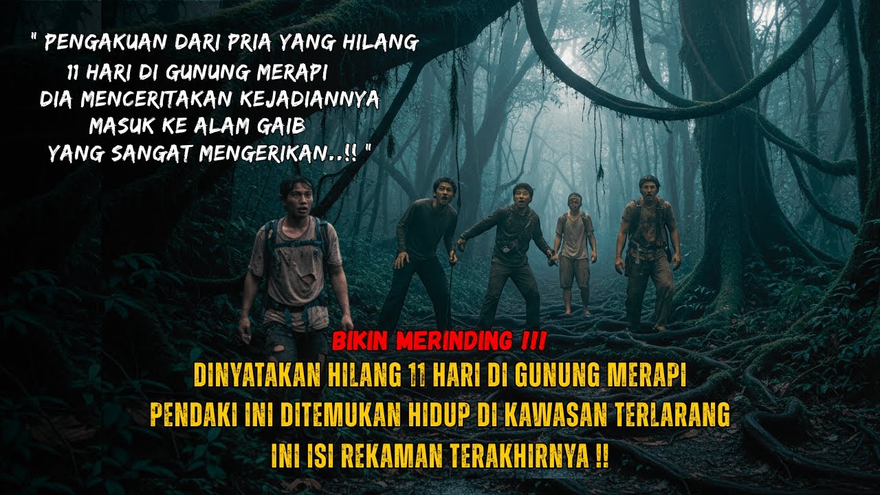 JALUR AREA TERLARANG PALING ANGKER DI GUNUNG MERAPI - YouTube