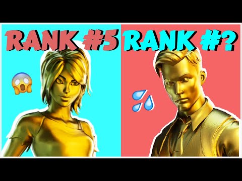 Ranking Every GOLD SKIN STYLE In Fortnite Chapter 2 Season 2! (Gold ...