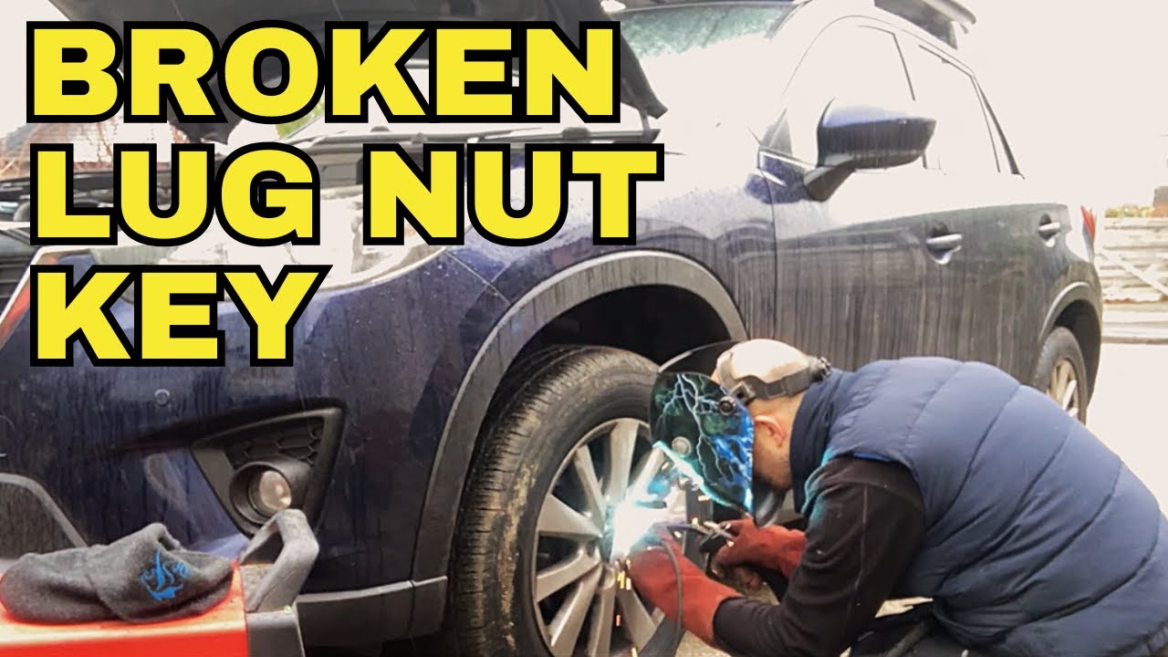 Removing locking lug nut without key - YouTube