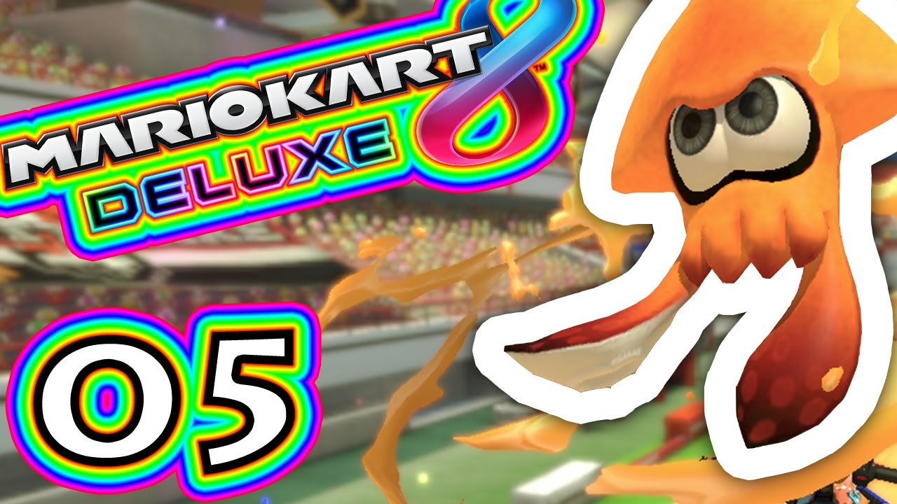 SPLATOON À L'HONNEUR - MARIO KART 8 DELUXE #5 - YouTube