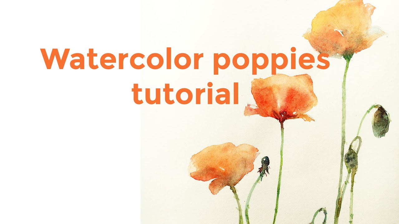 #12 Watercolor beginner painting | Watercolor beginner tutorial ...