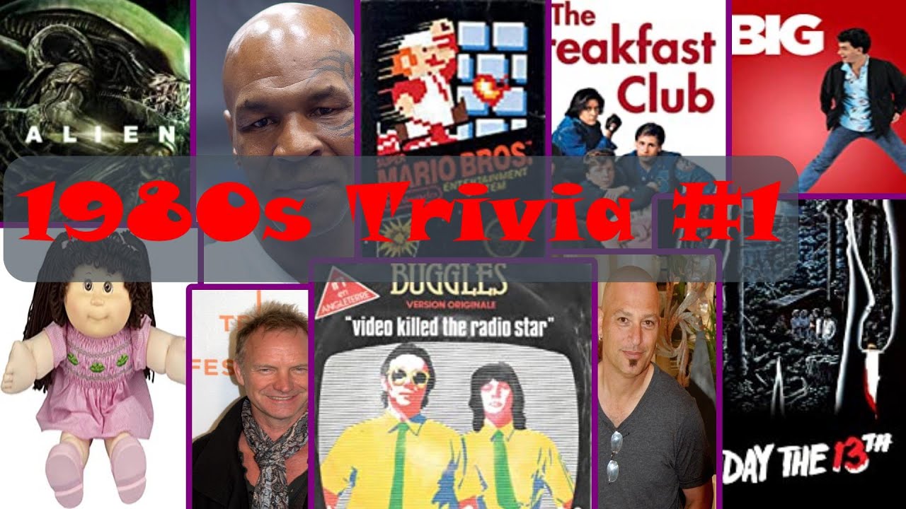 1980s General Trivia Quiz #1 / Anything Goes for the Decade! / 25 Qs ...
