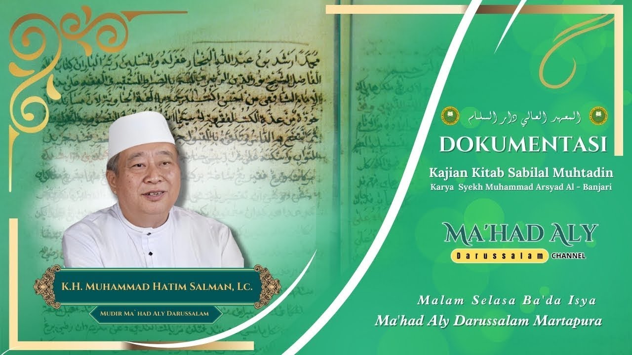 #23 DOKUMENTASI KAJIAN KITAB SABILAL MUHTADIN BERSAMA KH. MUHAMMAD ...