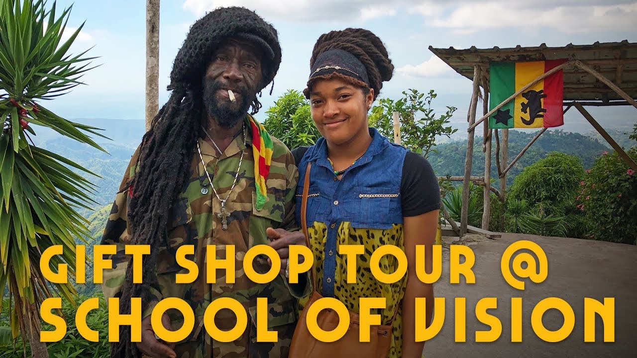Nyabinghi Rasta Giftshop Tour with Tasheia @ School of Vision Jamaica ...