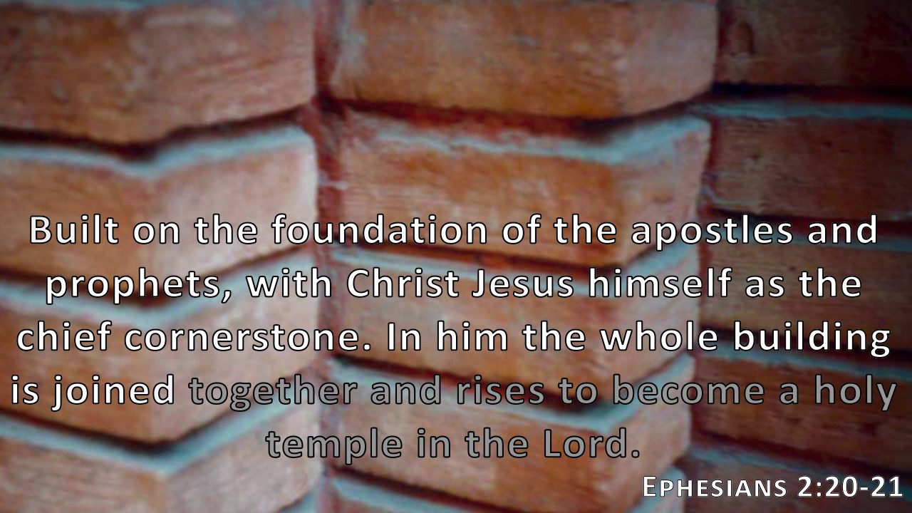 Ephesians 2:20-21, Holy Bible, NIV - YouTube