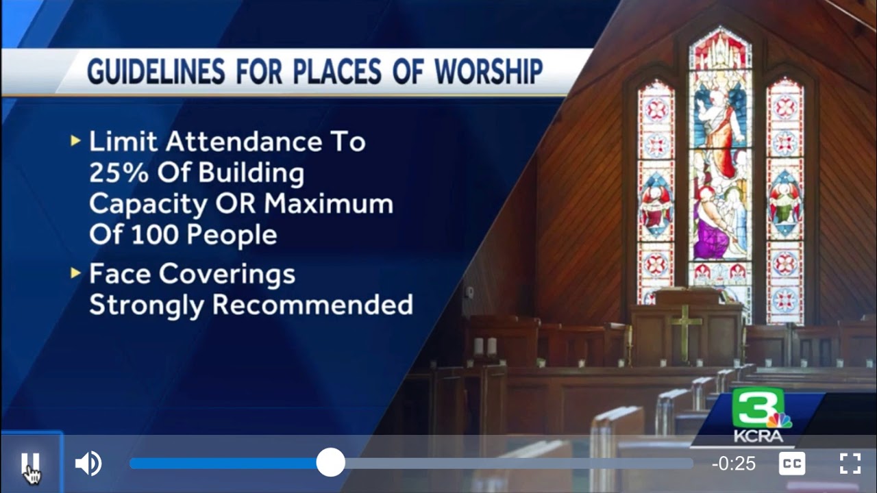 CA Guidelines to reopen churches, mosques, etc - YouTube