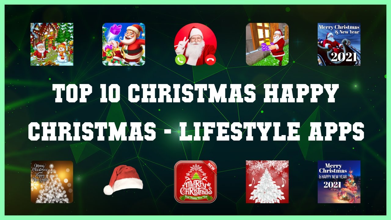 Top 10 Christmas Happy Christmas Android Apps - YouTube