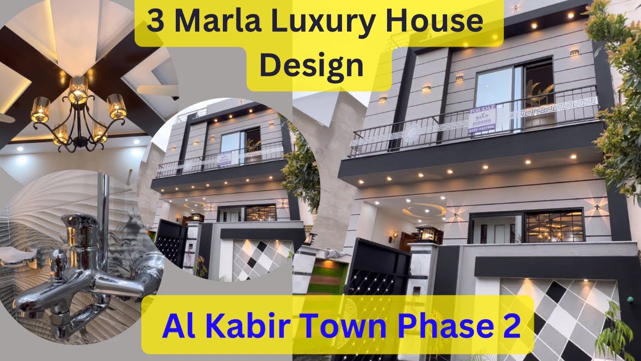 3 Marla Luxury House Design | Facade Design || Designer House - YouTube