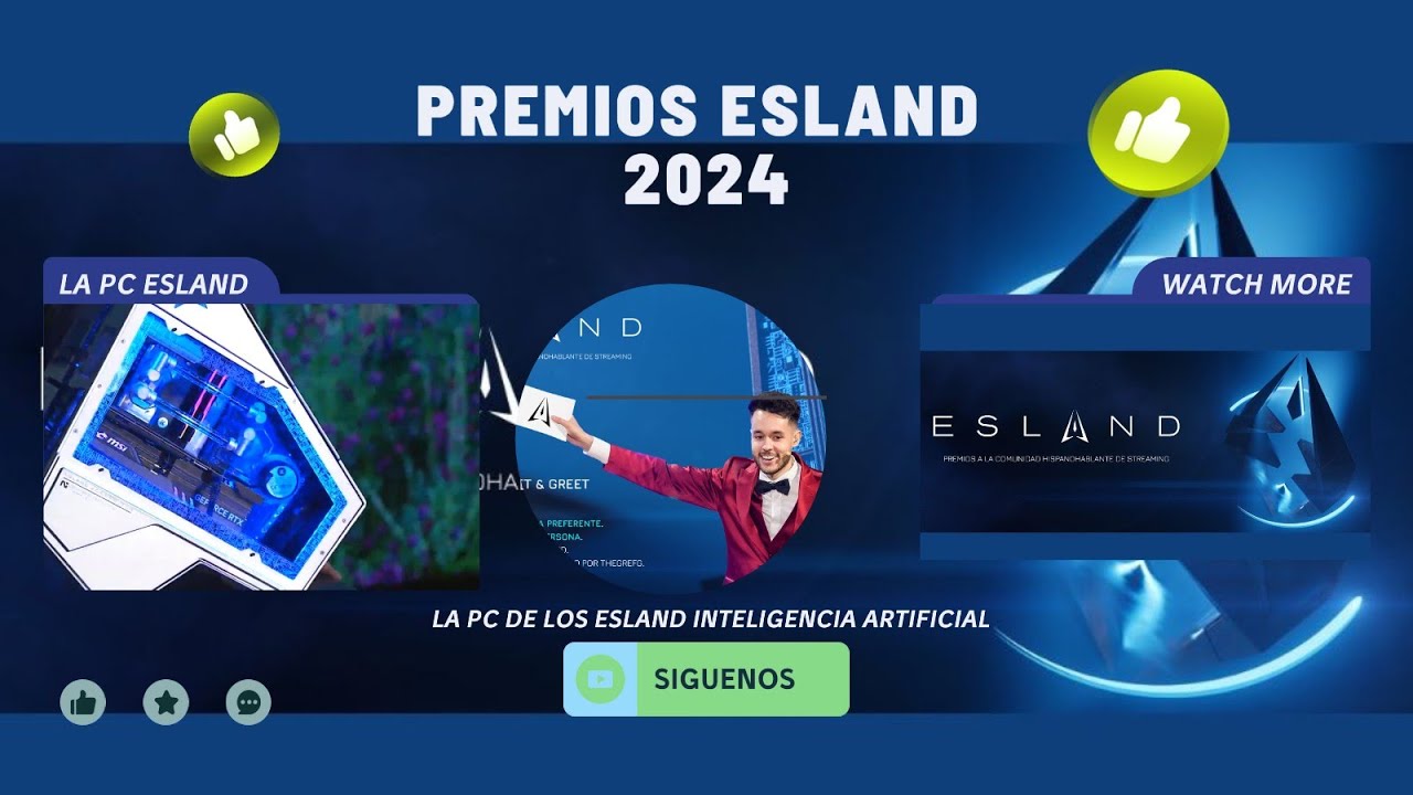 LA PC DE LOS ESLAND NATE GENTILES | PREMIOS ESLAND #eslands # ...
