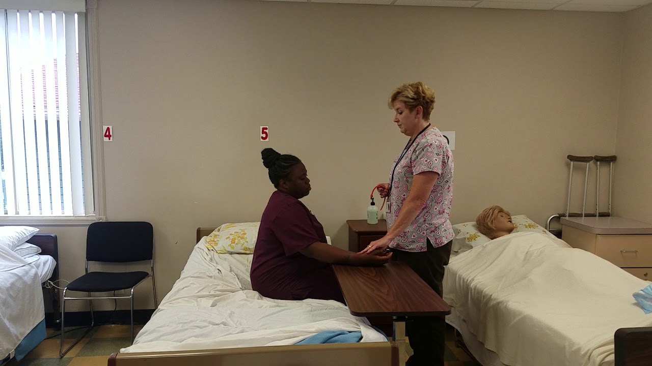 Skill 7 Counts and Records Respirations - YouTube