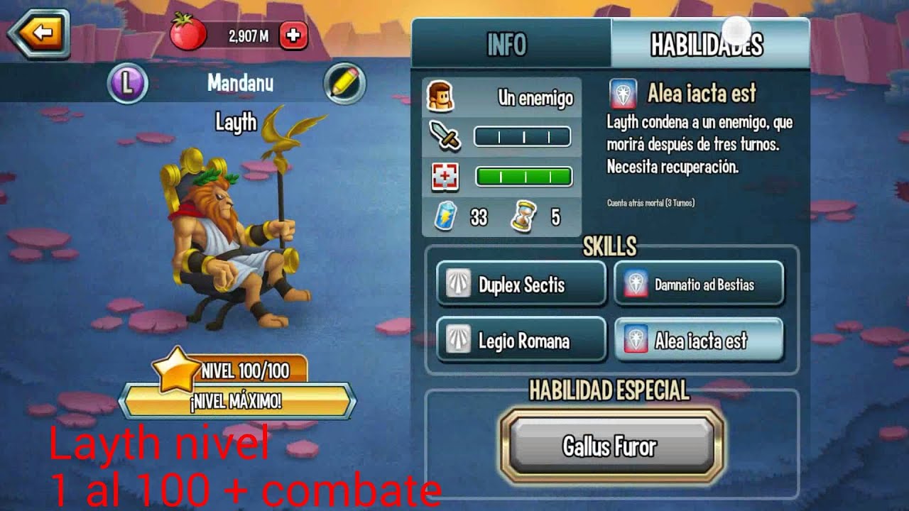 Monster Legends - Layth (nivel 1 al 100 + combates) - YouTube