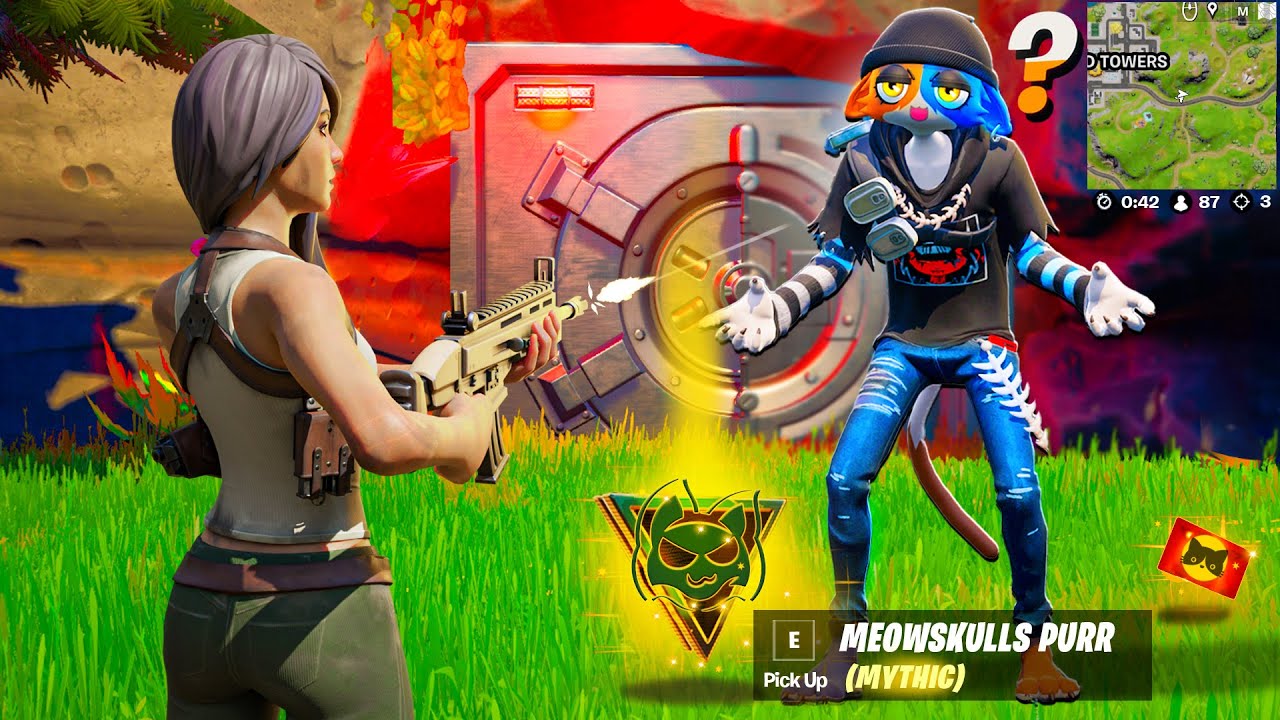 New Fortnite Meowskulls Boss Update Youtube