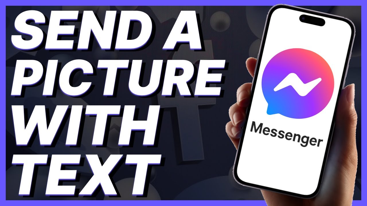 How To Send A Picture With Text In Facebook Messenger (2024) - YouTube