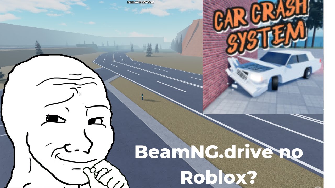 BEAMNG.DRIVE no ROBLOX? -ROBLOX Car Crash System - YouTube