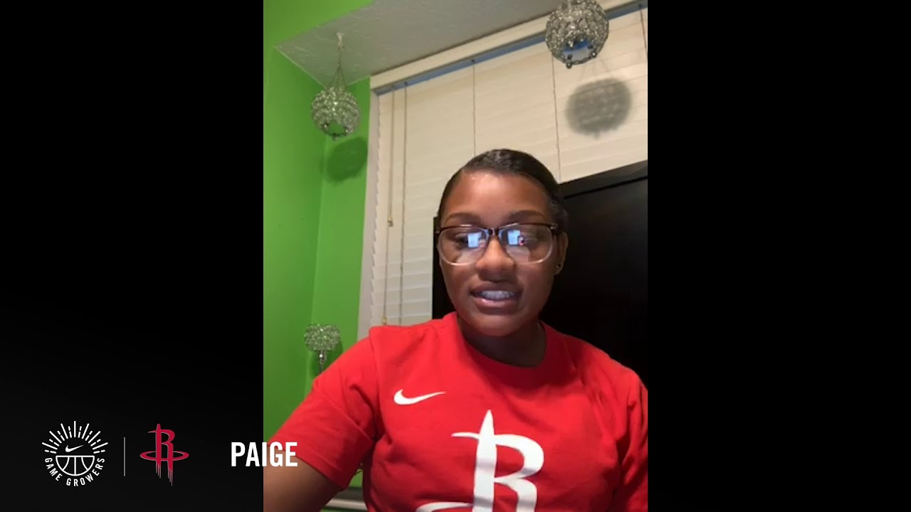 Game Growers 2020 / Houston Rockets: Paige & Jayla's Game Plan - YouTube