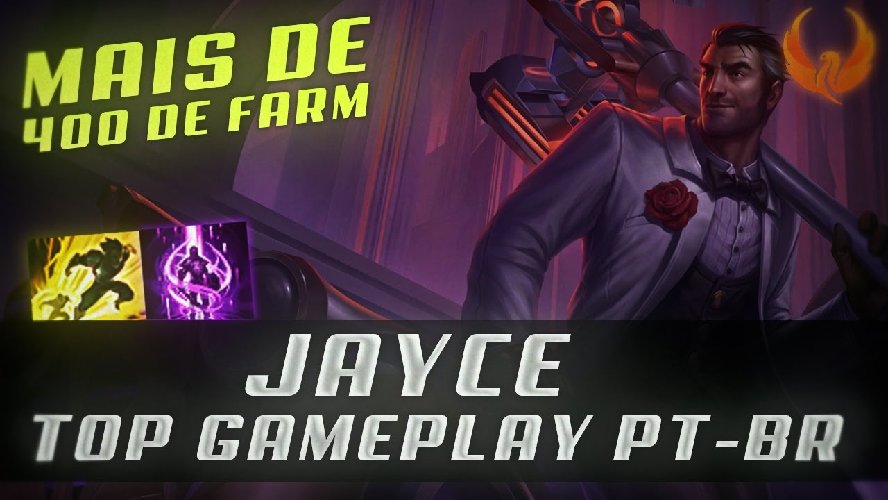MAIS DE 400 CS - JAYCE TOP GAMEPLAY [PT-BR] - YouTube