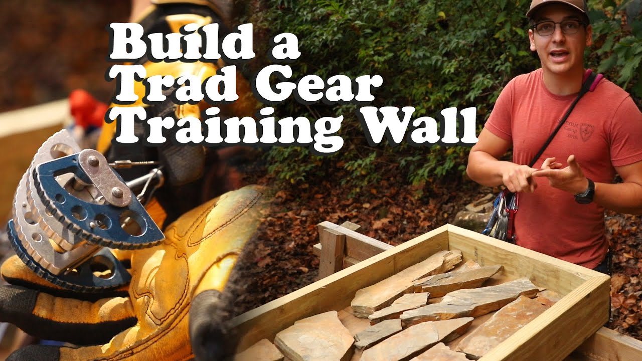 Building a Trad Gear Training Wall - YouTube