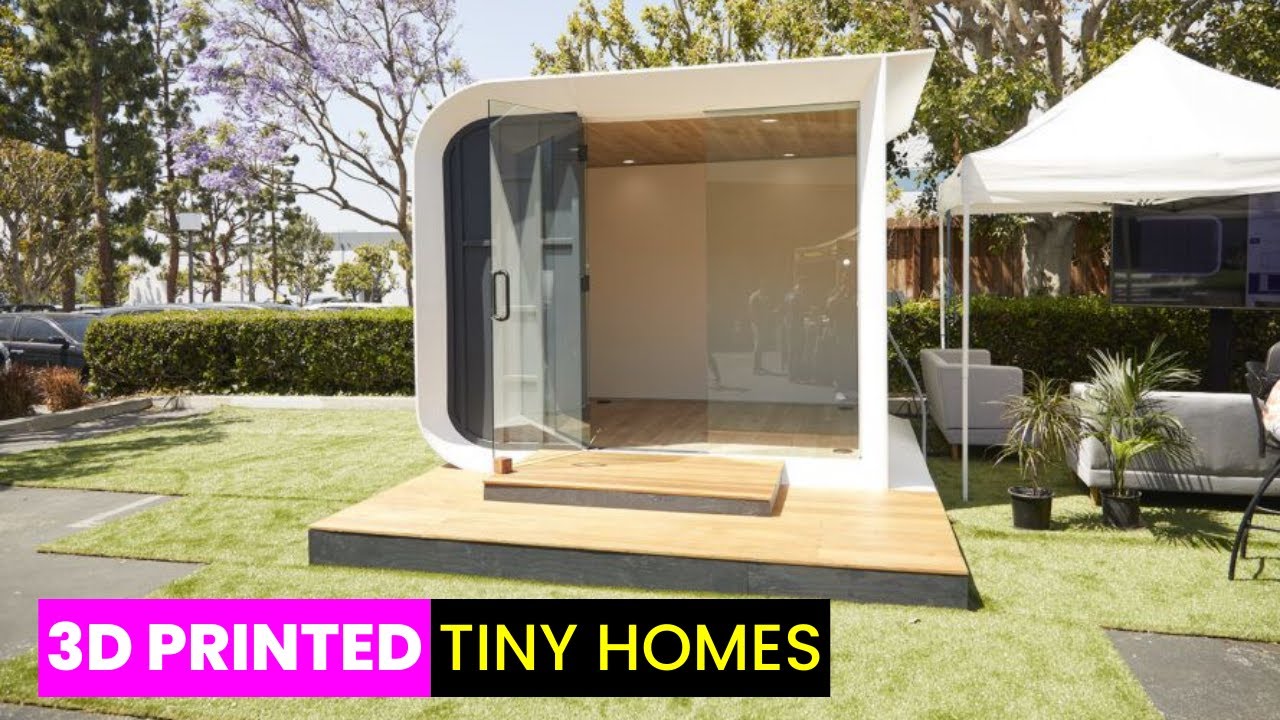 3D-Printed Tiny Homes Made from Recycled Plastic | Future Technology ...