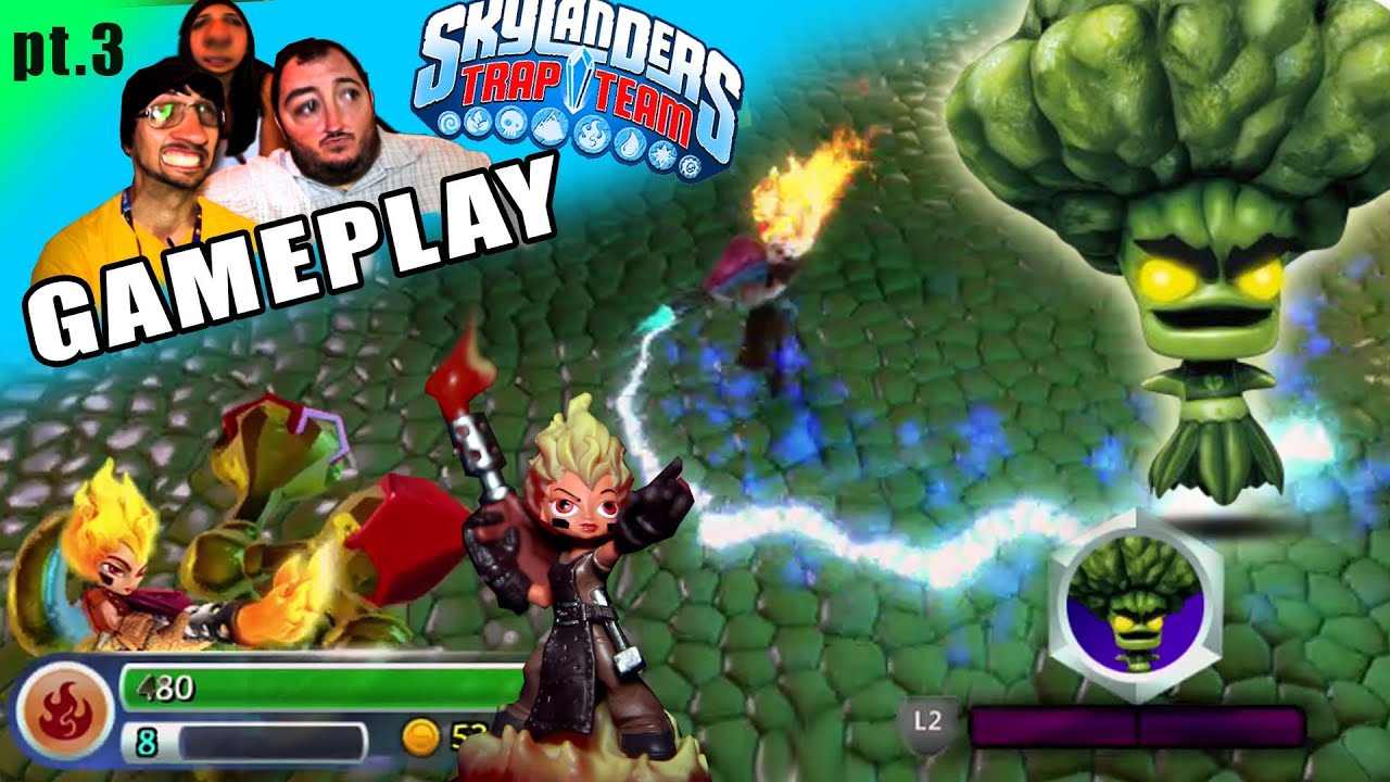 Lets Play Skylanders Trap Team: Broccoli Guy & Torch (Sewers of Supreme ...