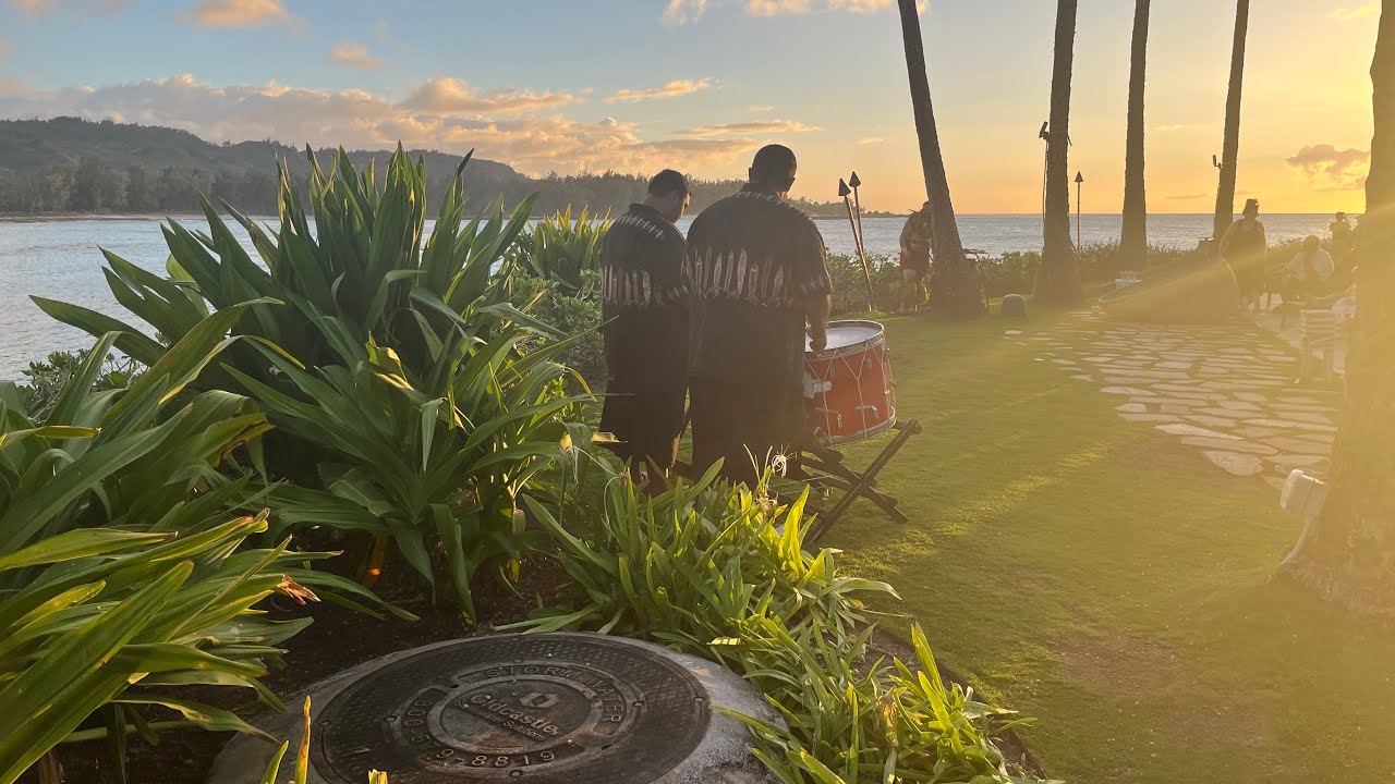 Fire knife Dance Turtle Bay Pool side show VICESON GALEA’I 9/3/23 - YouTube