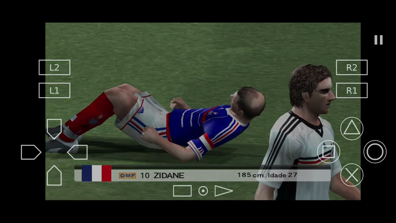 França x Alemanha WE10 PS2 - YouTube