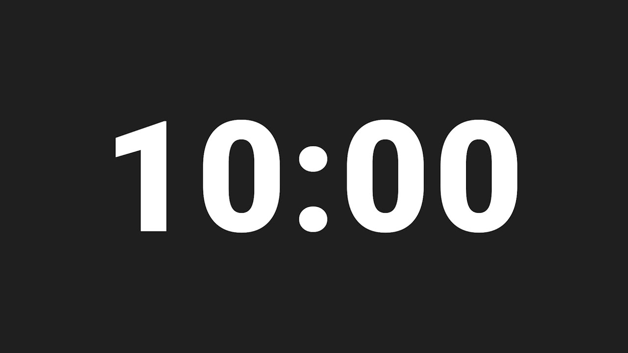Temporizador de 10 Minutos - YouTube
