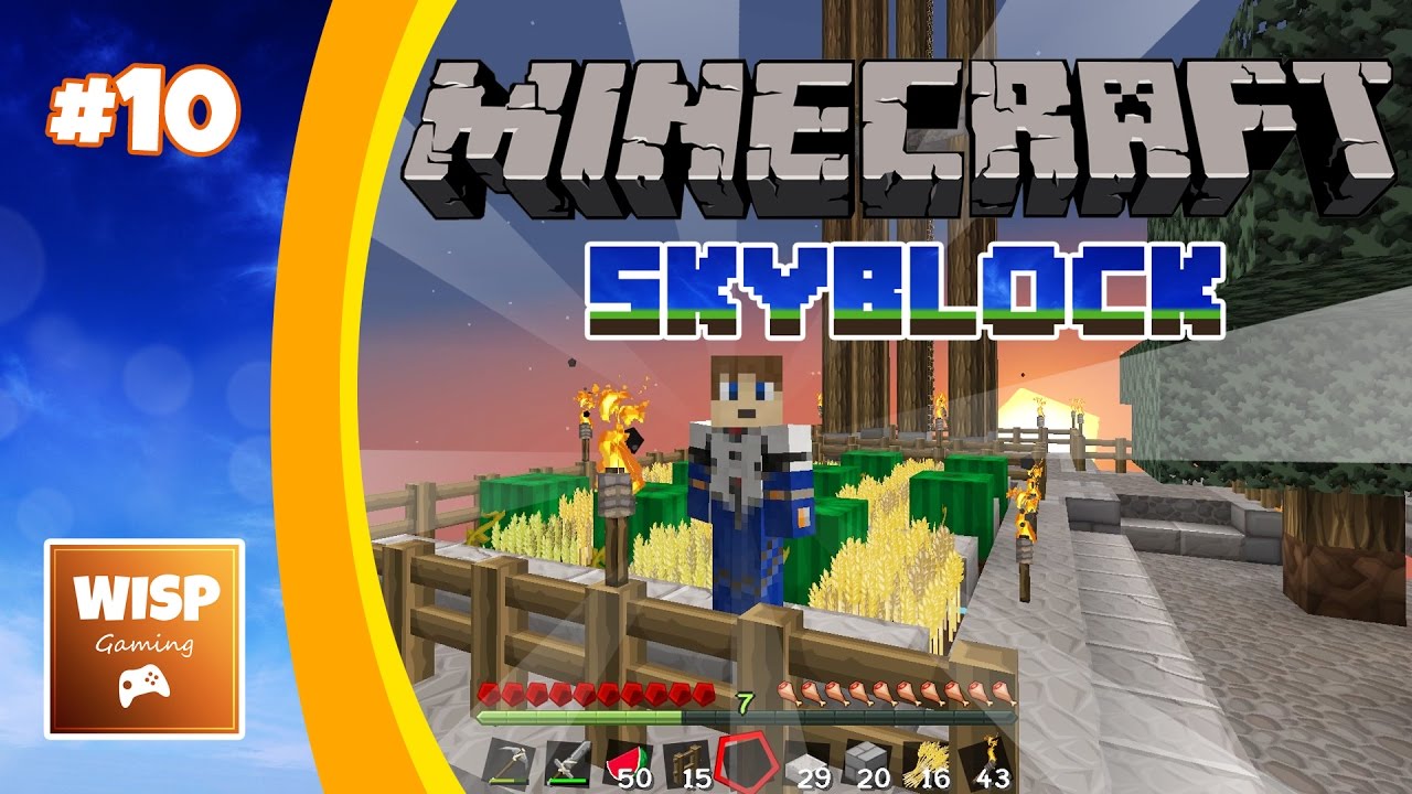 Minecraft Skyblock: Snow Tower #10 - YouTube