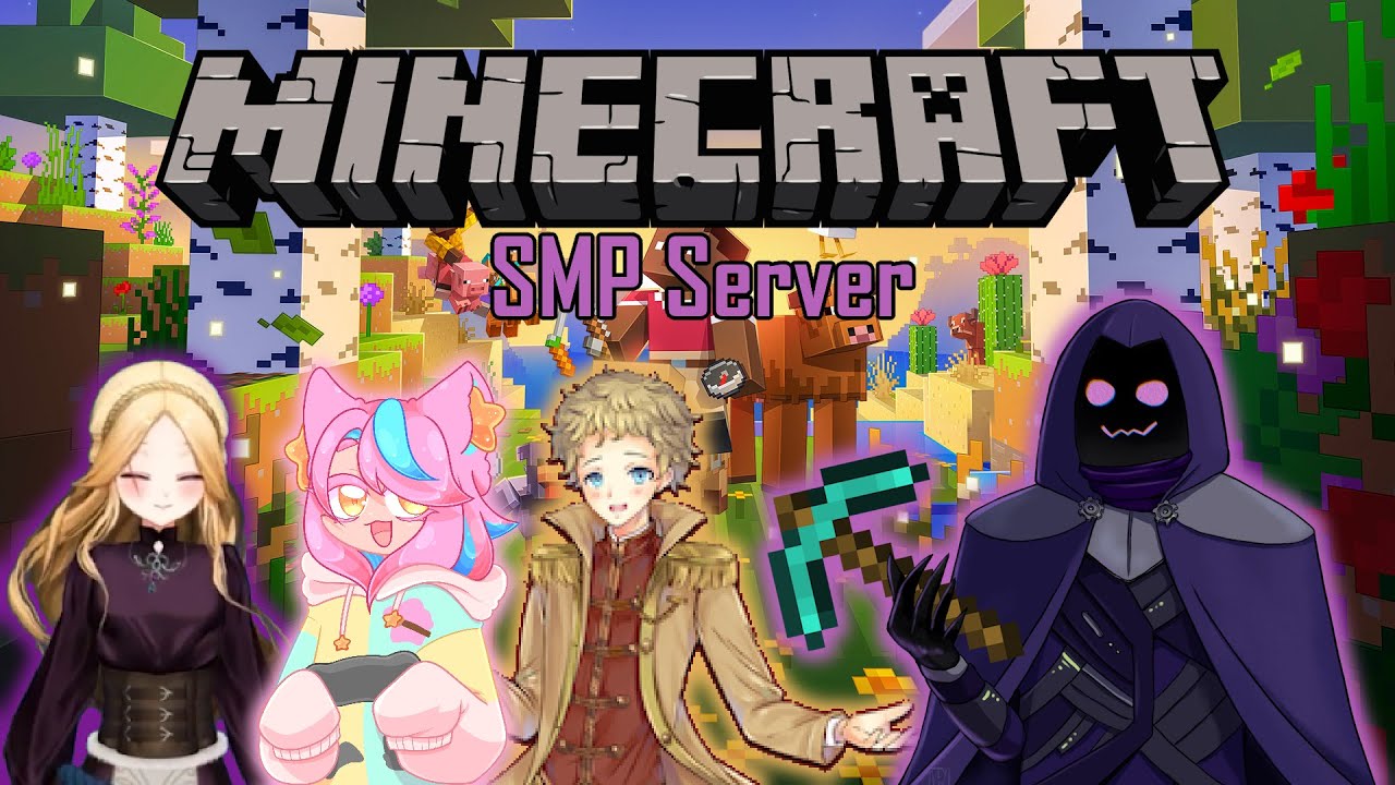 Minecraft SMP - Starting our new Minecraft Server! (ft. Lumelia, Dame ...
