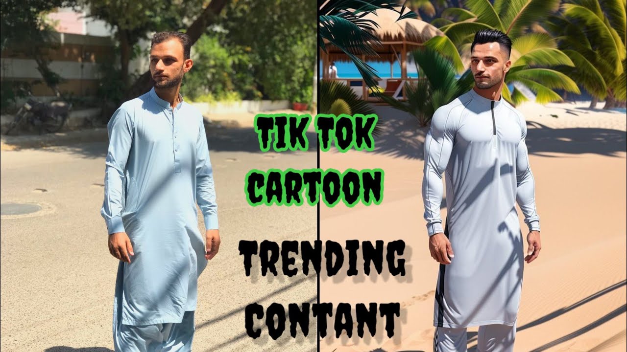 Tik Tok cartoon video Maker | How to make cartoon effect video | Tok ...