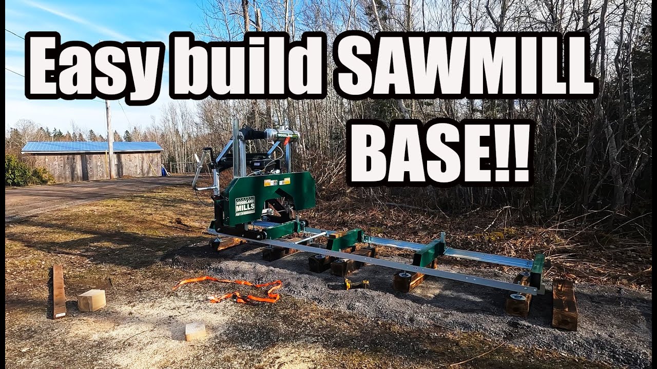 Build a Solid Sawmill Base in One Day (Simple DIY Guide) - YouTube