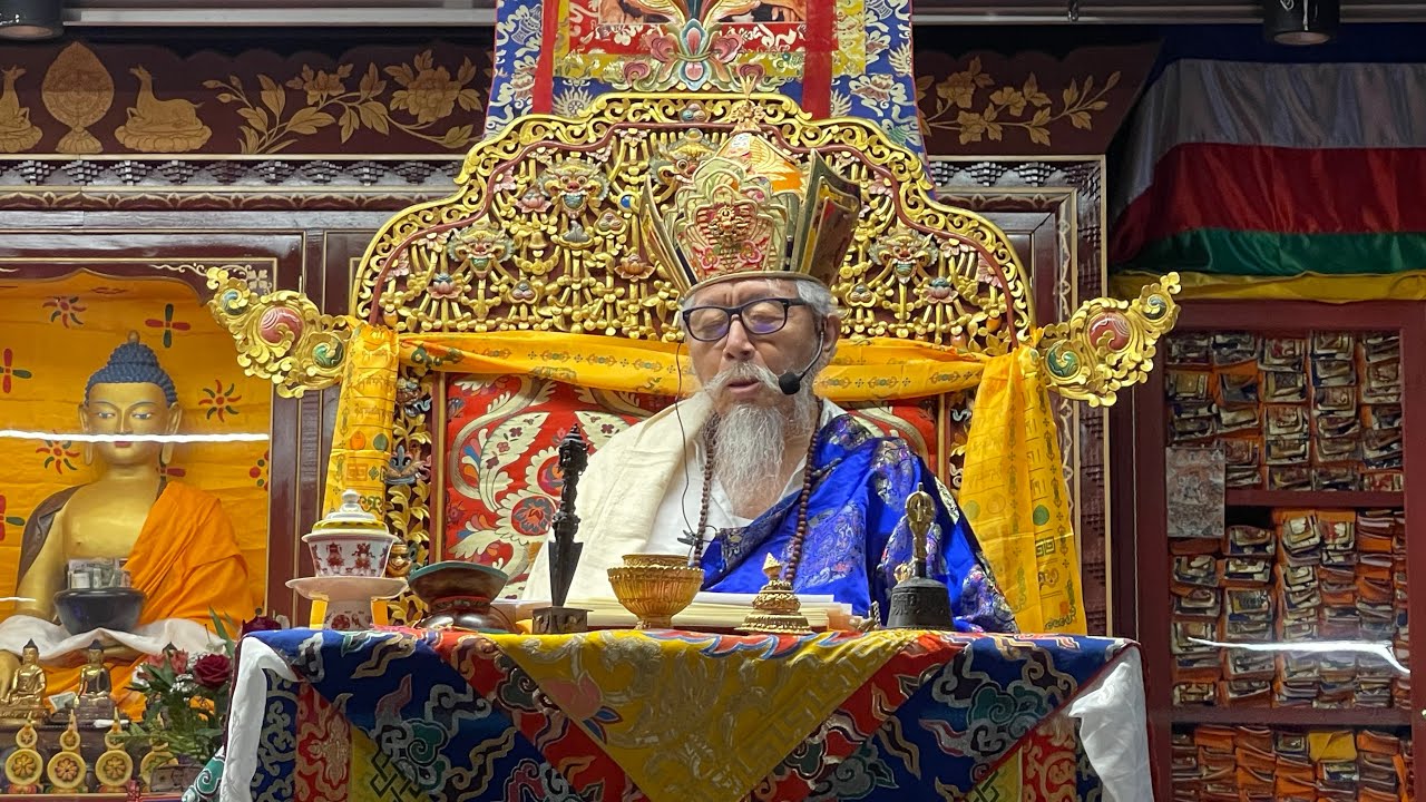 International Pome Kyidug Tenshuk offered to His Holiness Bhakha Tulku ...