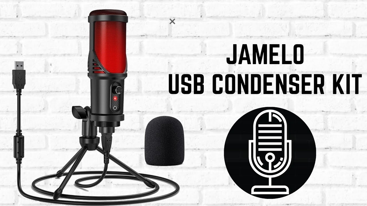 JAMELO USB Condenser Microphone - $23 Amazon Mic From Lekato Sister ...