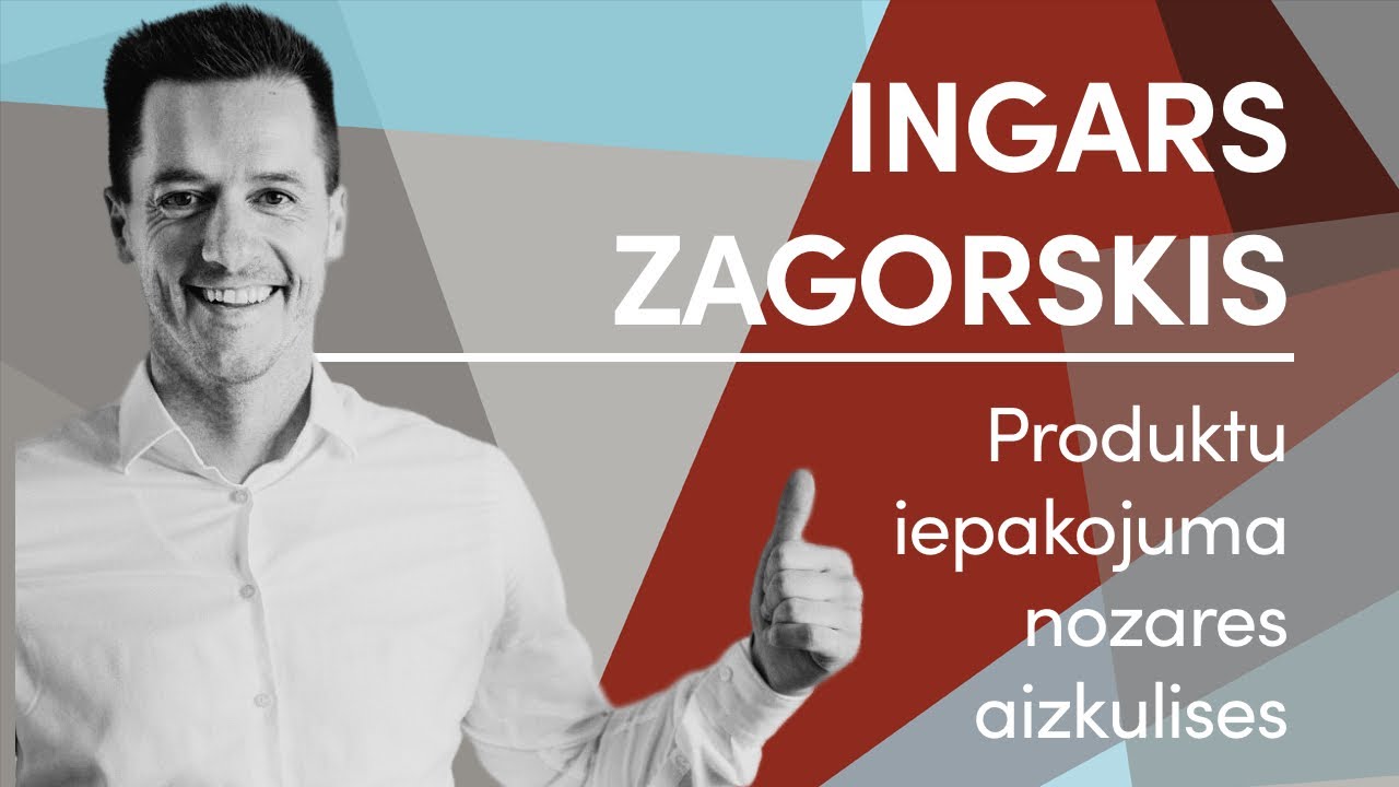 Ingars Zagorskis. Produktu iepakojuma nozares aizkulises - YouTube