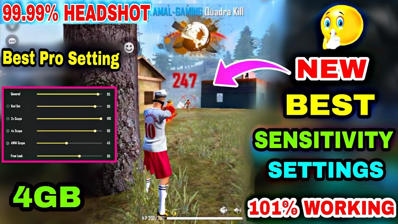 AUTO HEADSHOT || NEW BEST SENSITIVITY SETTING AFTER UPDATE FF |BEST ...