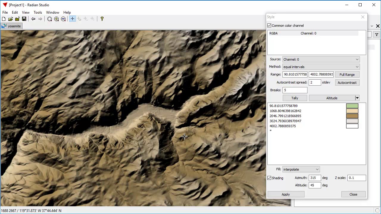 View an ESRI ADF File Showing Yosemite - YouTube