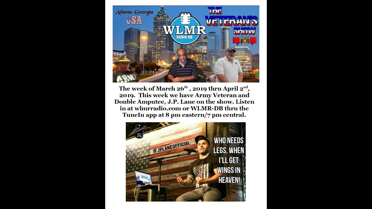 2019 - March 26th - Veteran's Show - JP Lane - Army Veteran - YouTube