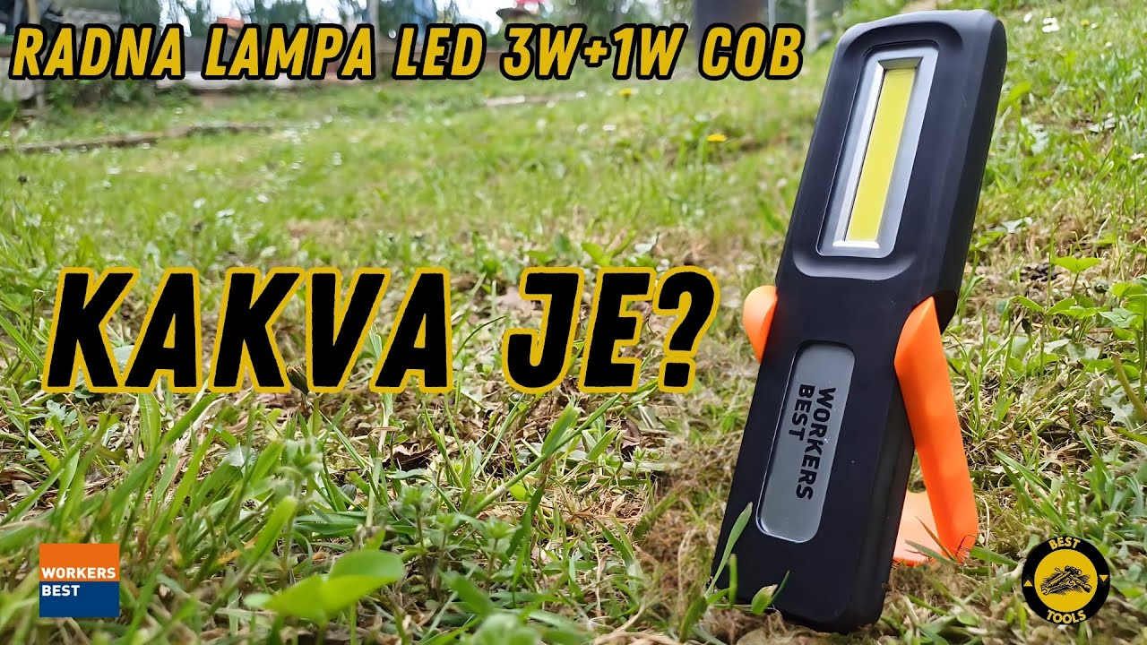 RADIONIČKA LAMPA/SVJETILJKA WORKERS BEST LED 3W+1W COB TEST RECENZIJA ...