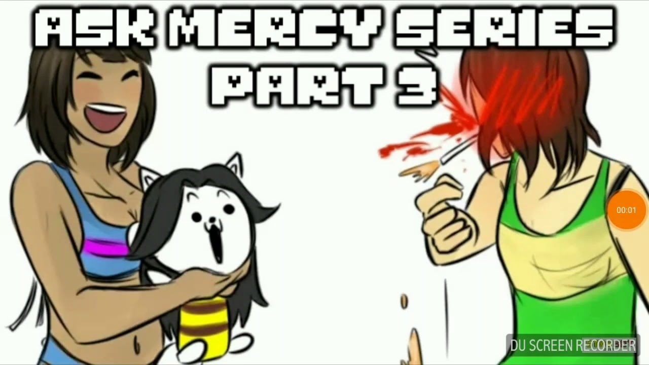 Frisk and chara reaction) Ask mercy series part 3( Yay hugs - YouTube