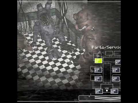 Withered Animatronics Leave Parts/Service FNaF in Real Time Voice Line Animated