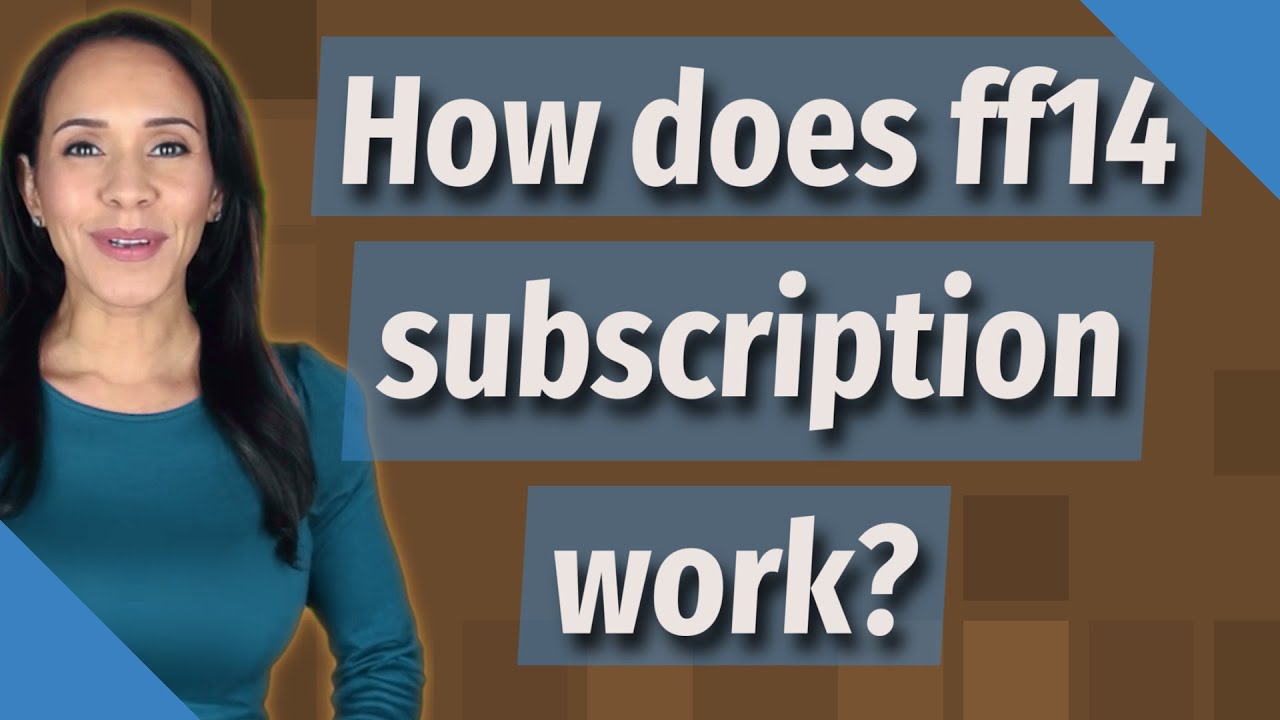 How does ff14 subscription work? - YouTube