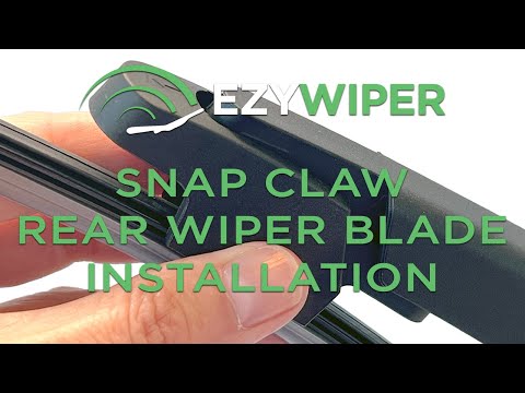 How to fit  Ezywiper wiper blade to rear Snap Claw type wiper arm -detailed Instructions.